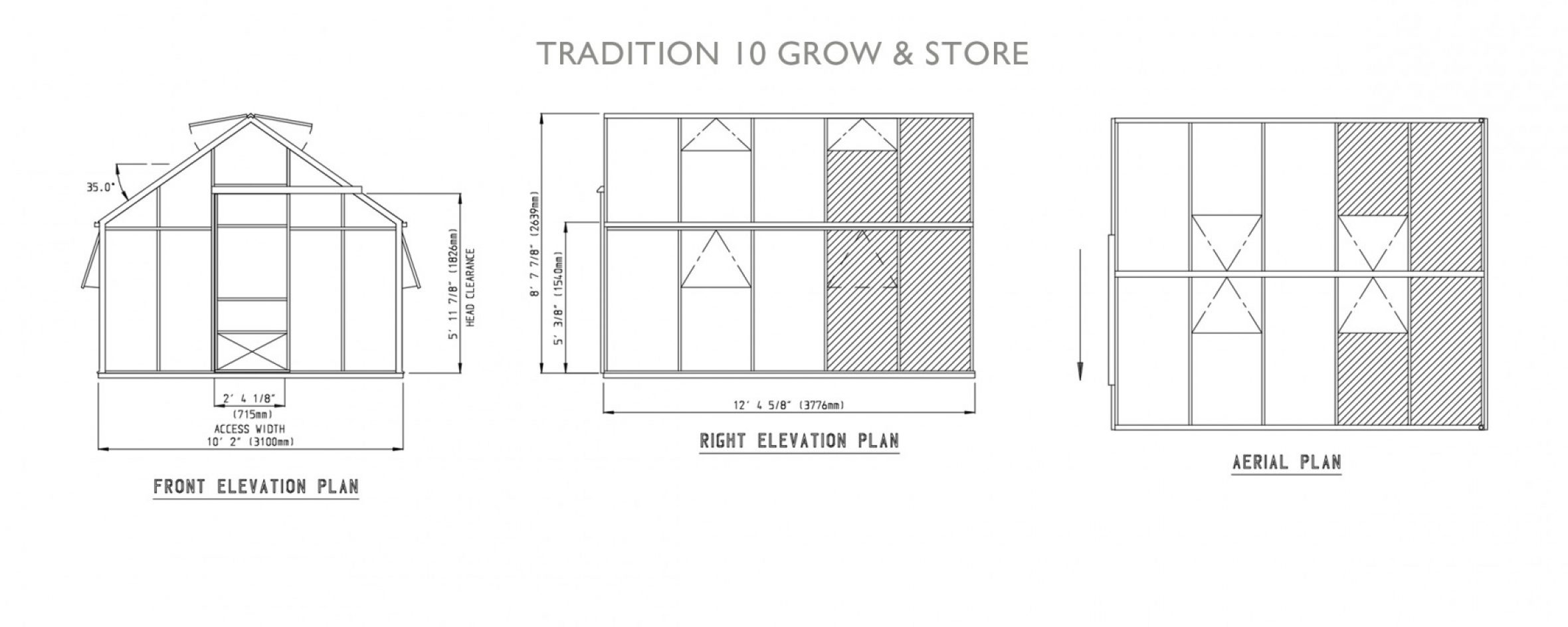Grow and Store Greenhouses with Storage - Hartley Botanic