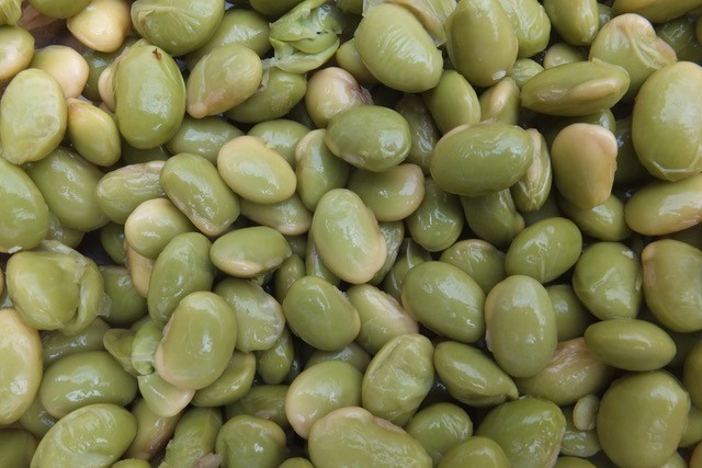 Edamame beans - by Bob Flowerdew